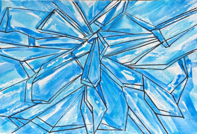 Broken Glass Painting - Art With Miss Linda
