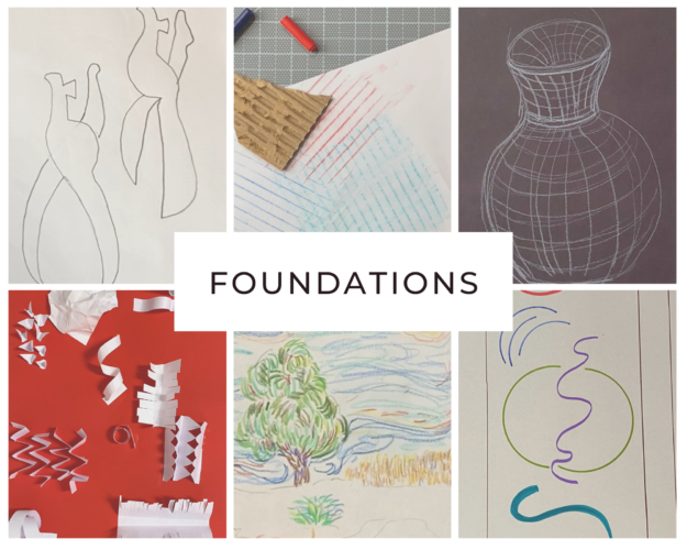 Line Drawing 1 Lesson – Foundations - Art With Miss Linda