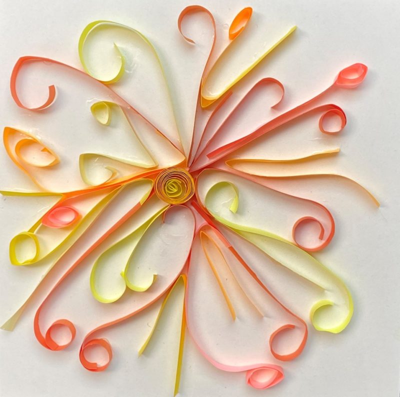 Paper Art Sun With Quilling Techniques - Art With Miss Linda
