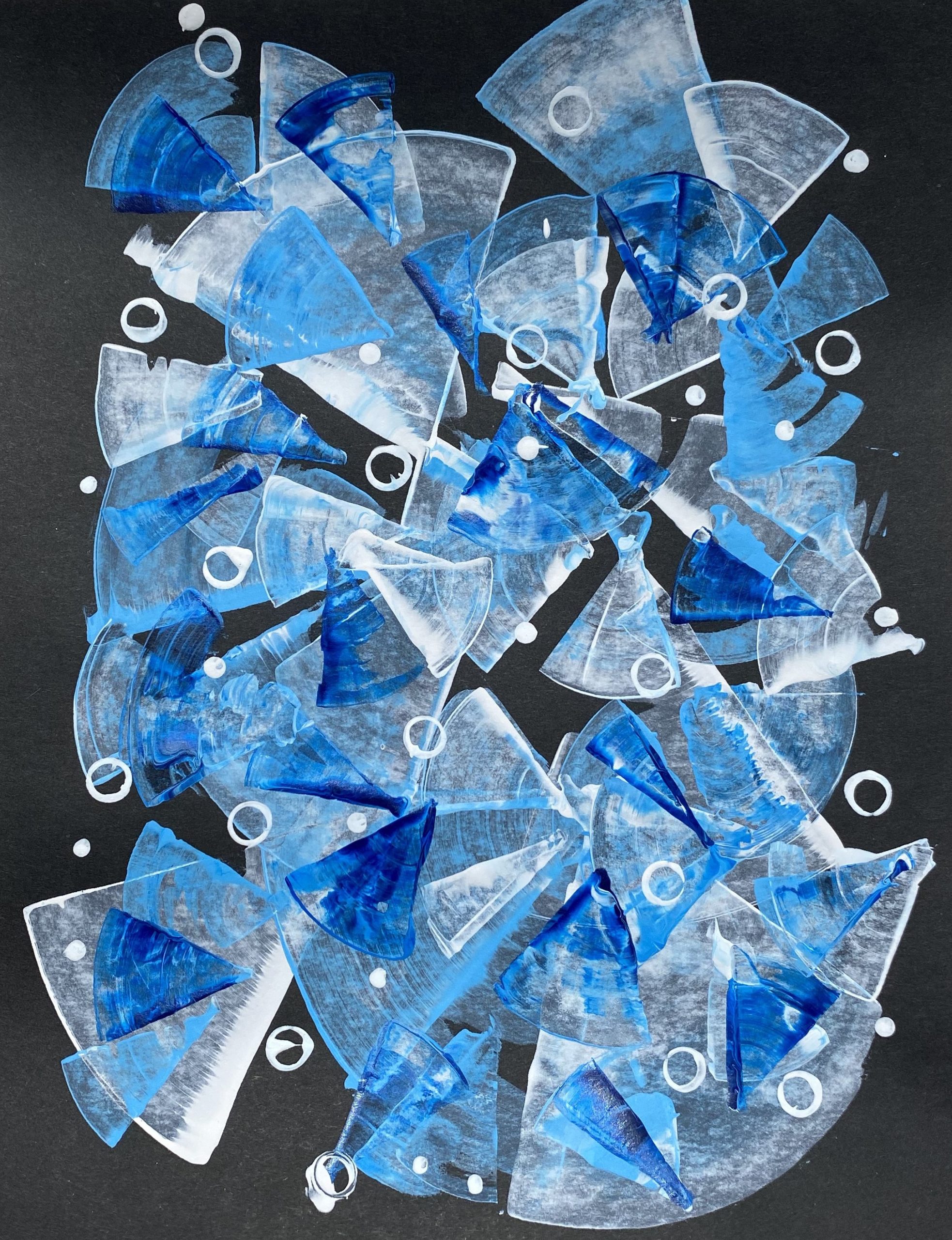 Abstract Painting with Unusual Tools - Art With Miss Linda