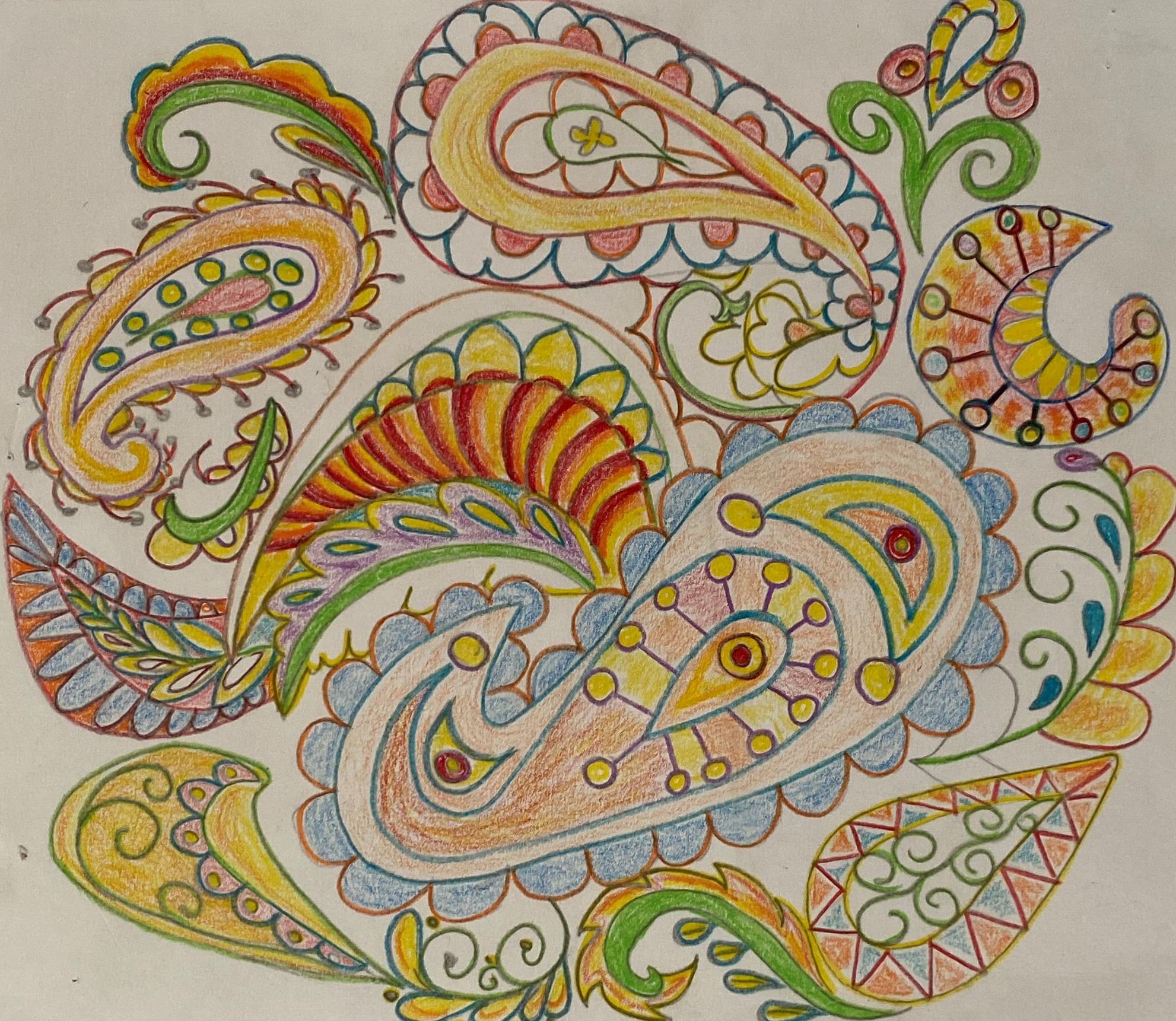 How To Draw Paisley Design