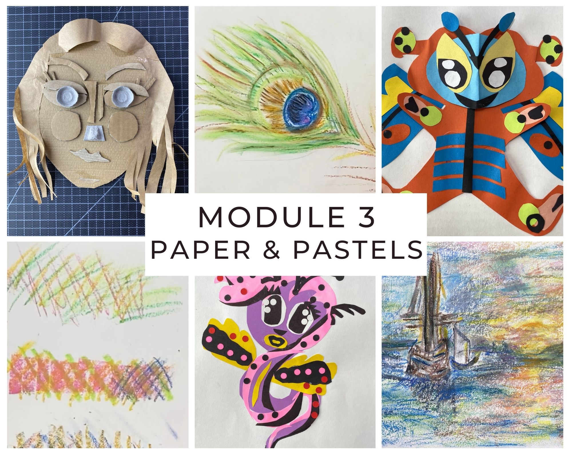 Module 3 (Paper & Pastels) Supplements - Art With Miss Linda