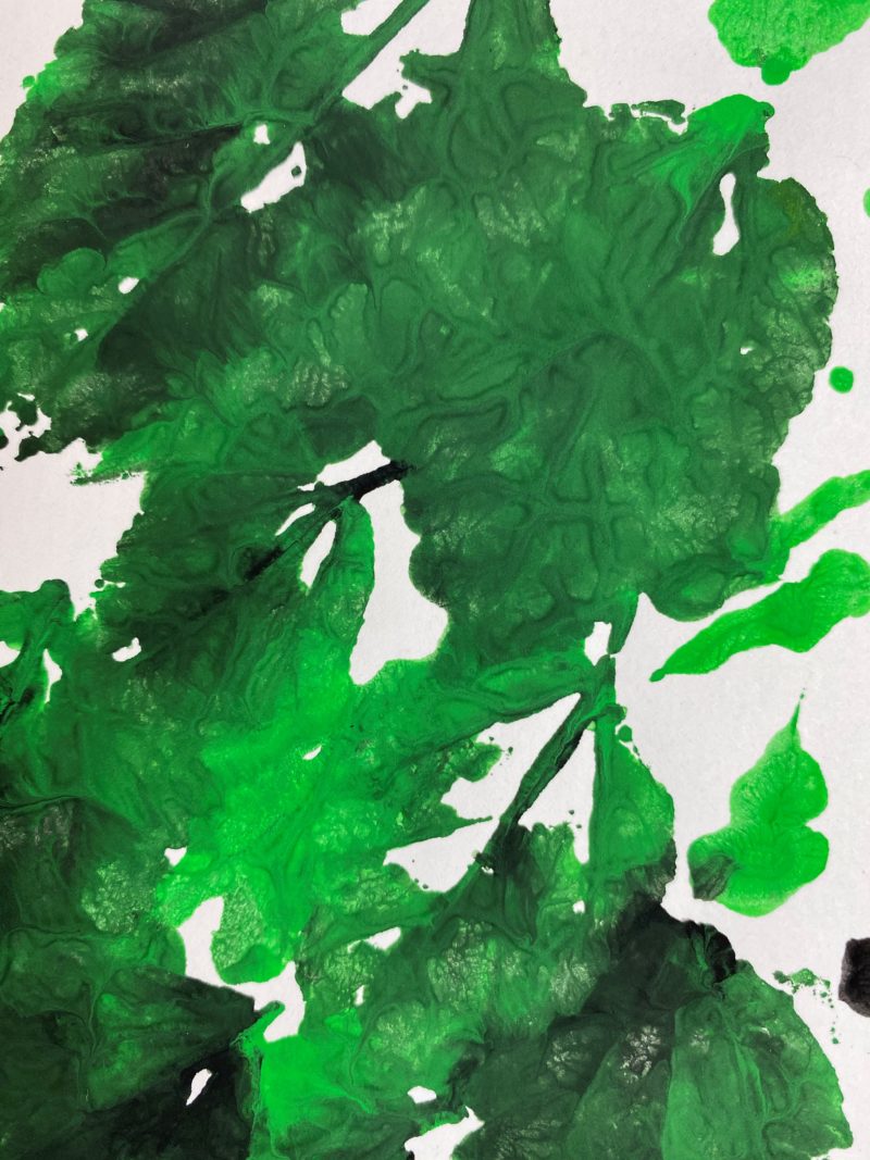 Monoprinting with Leaves – Module 4 - Art With Miss Linda